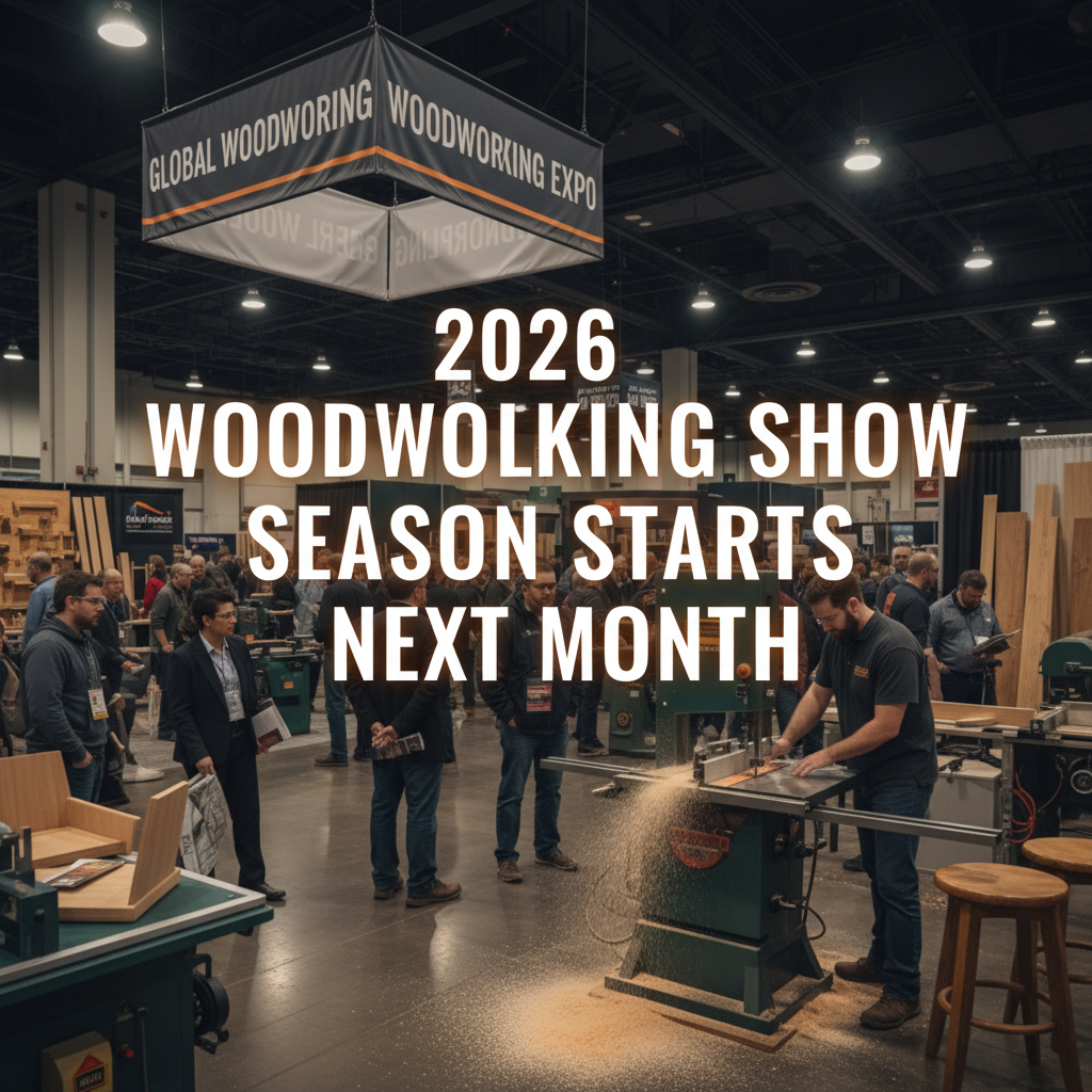 2026 Woodworking Show Season Starts Next Month - Artisan Furniture Makers